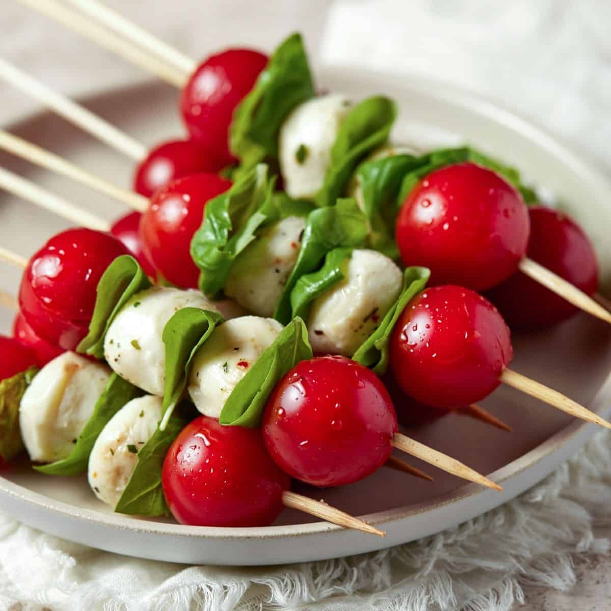 Caprese Skewers | Pinchofyumm